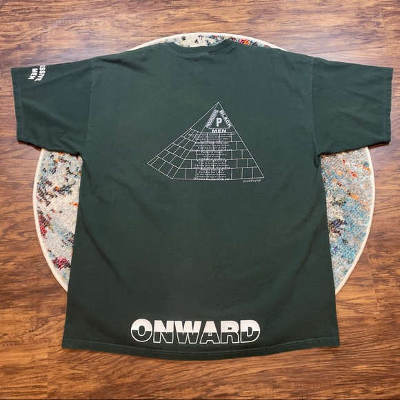 Vintage | Shirts | Vintage 9s Progressive Black Men Pyramid Shirt ...